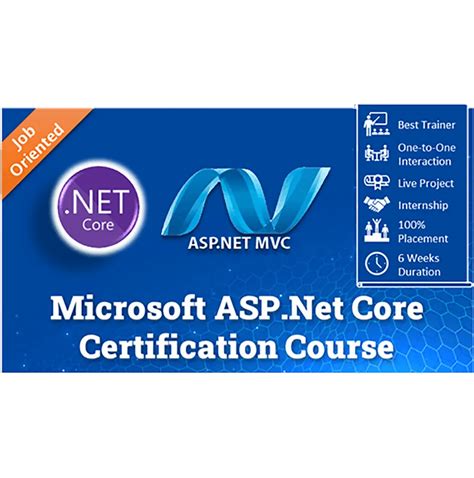 Microsoft Aspnet Core Certification Training Service At ₹ 3000month