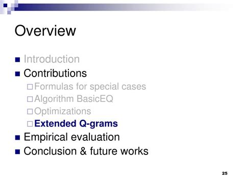 Ppt Extending Q Grams To Estimate Selectivity Of String Matching With