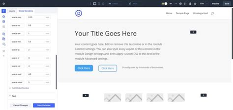 Creating A Sizing And Spacing System With Divi 5 Design Variables