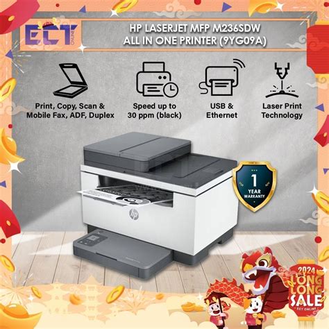 Hp Laserjet Mfp M236sdw All In One Printer 9yg09a Shopee Malaysia
