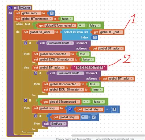 Issue With Handling Bluetooth Pairing Errors Bugs And Other Issues Mit App Inventor Community