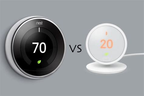Nest Learning Thermostat Vs Nest Thermostat E