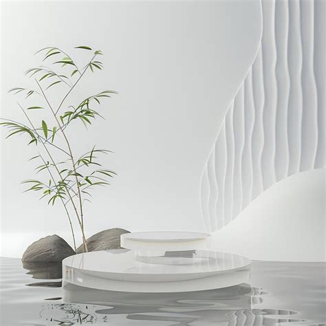 Premium Photo Tapered Oval Plexiglass Podium With Matte Finish Two