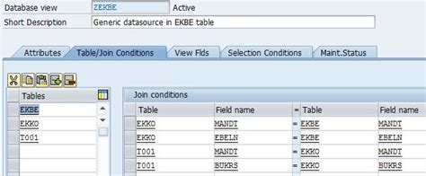 Solved Generic Datasource By View On Ekbe Table Sap Community