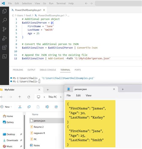 How To Write Json To File In Powershell