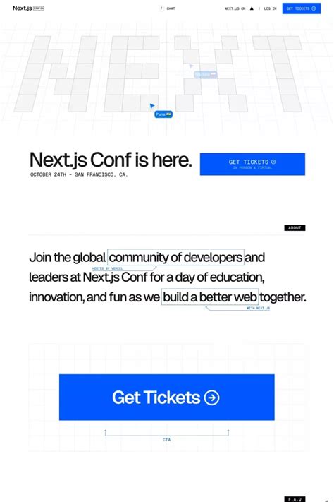 Nextjs By Vercel The React Framework For The Web On Landbook Get Inspired By Landing Design