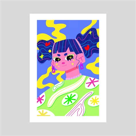 Chirky Cheeky An Art Print By Vina Suandevin Inprnt