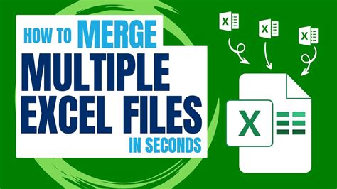 How To Merge Multiple Excel Files Into One In Seconds Youtube