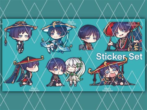 Hikari Genshin Impact Chibi Sumeru Boys Scaramouche Wanderer Etsy