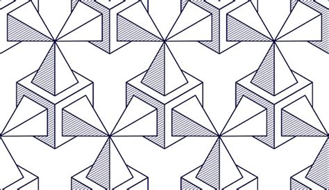 기하학적 인 큐브 추상적인 완벽 한 패턴 3d 벡터 배경 기술 스타일 엔지니어링 라인 드로잉 끝 없는 그림입니다 단일 색상 흑인과 백인 있습니다 0명에 대한 스톡 벡터 아트