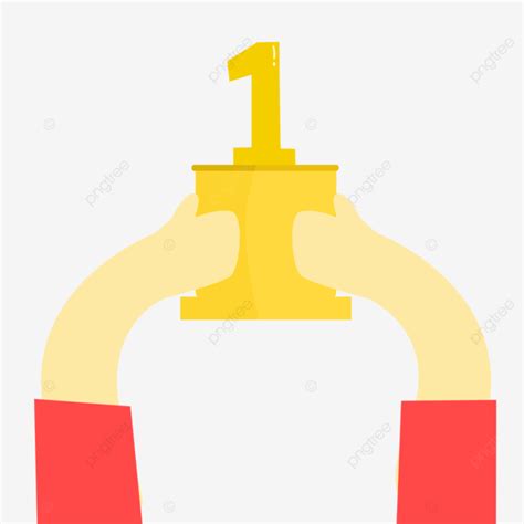 1등 트로피 챔피언을 들고 있는 평면 디자인 벡터 트로피를 들고 챔피언 트로피 챔피언 Png 일러스트 및 벡터 에 대한 무료 다운로드 Pngtree