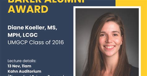 2023 Recipient Of Diane Baker Alumni Award Diane Koeller University