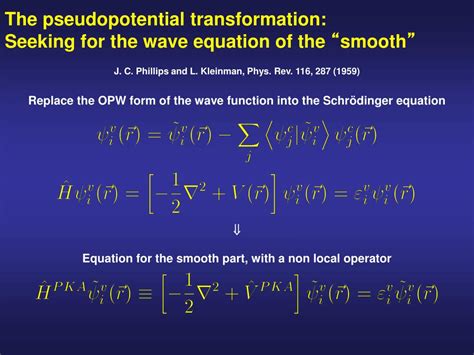 Ppt Norm Conserving Pseudopotentials In Electronic Structure Calculations Powerpoint