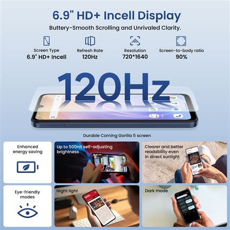 Mobile Phone Lagenio A12 Pro White 4g 69 Hd 120hz 24gb Ram 8gb