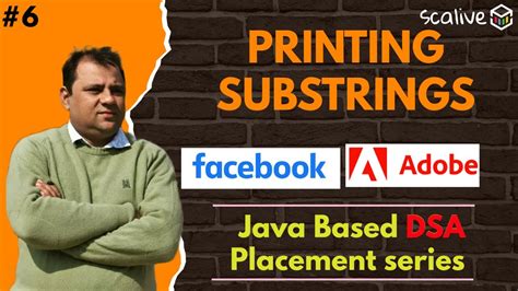 6print All Substrings In Java 🔥 Dsa Placement Series 🔥 Faang