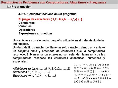 Tema 4 Resolucin De Problemas Con Computadoras Algoritmos