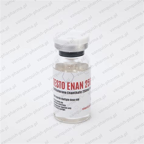 Testo Enan 250 Testosteron Enanthate 250mgml 10ml Vanquish Pharma