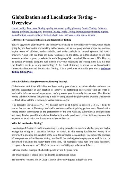 Ppt Globalization And Localization Testing In Details Powerpoint