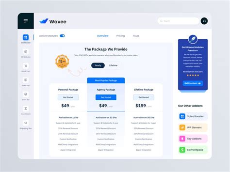 Woocommerce And Sales Booster Plugin And Pricing Table Ui Template