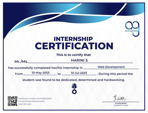 Completed An Internship In Web Development Harini S Posted On The Topic Linkedin