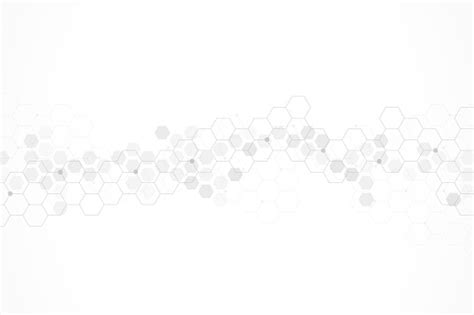 회색 배경에 육각 패턴 유전 연구 분자 구조 화학 공학 혁신 기술의 개념 설계 의료 과학 및 의학 배경에 사용 Dna에 대한 스톡 벡터 아트 및 기타 이미지 Istock
