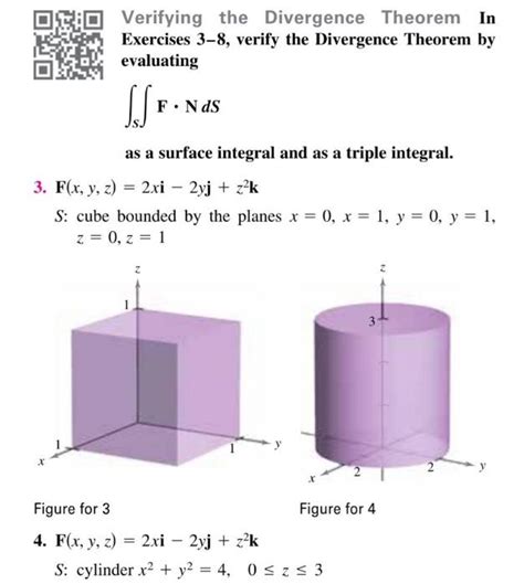 Solved Verifying The Divergence Theorem In Exercises Chegg Com