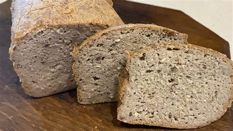 Гречневый хлеб на закваске без глютена веган рецепт Youtube