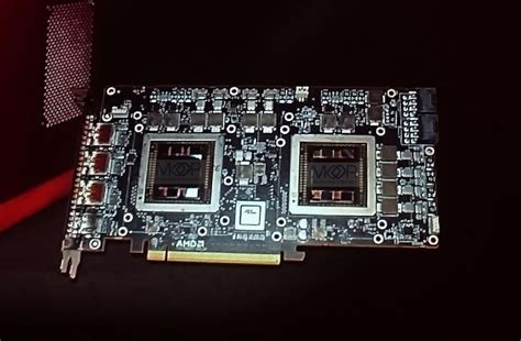 Amd Dual Gpu Fiji Graphics Card Pcb Pictured Techpowerup