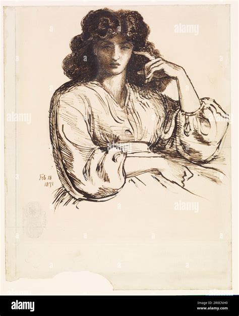 Dante Gabriel Rossetti Jane Morris Banque De Photographies Et Dimages