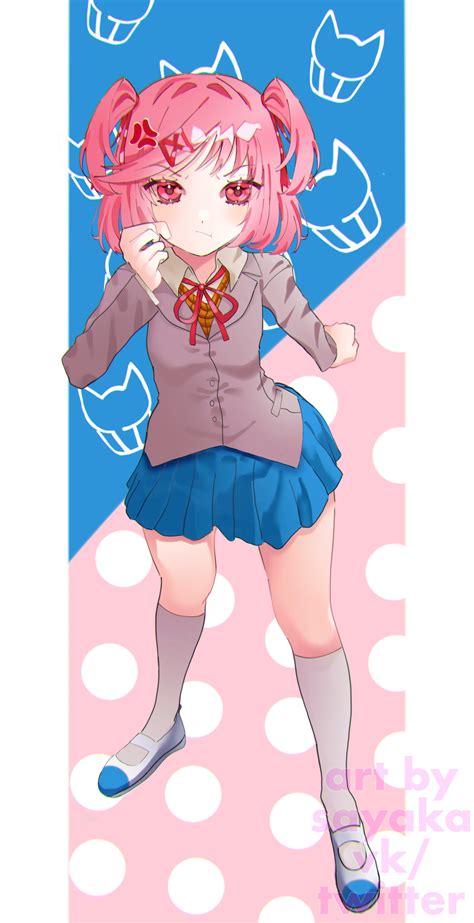 Ddlc Fanart Natsuki By Sayakamayu On Deviantart