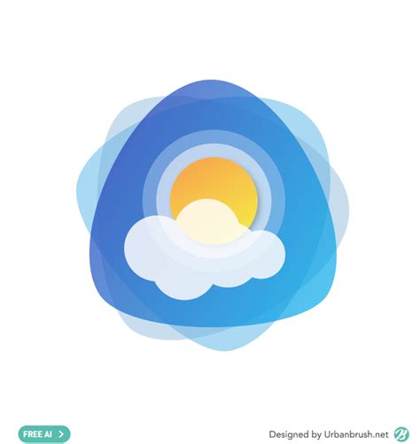날씨 아이콘 일러스트 Ai 무료다운로드 Free Weather Icon Ai Urbanbrush