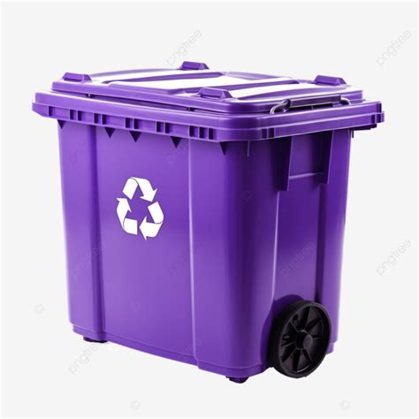 보라색 쓰레기 재활용 지저분한 재활용 큰 상자 Png 일러스트 및 이미지 에 대한 무료 다운로드 Pngtree