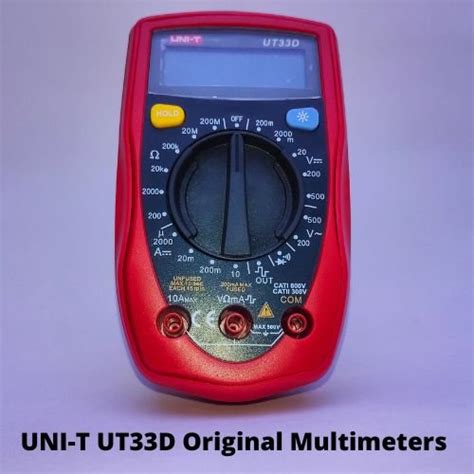 Uni T Ut33d Original Digital Multimeter Dip Electronics Lab Shop