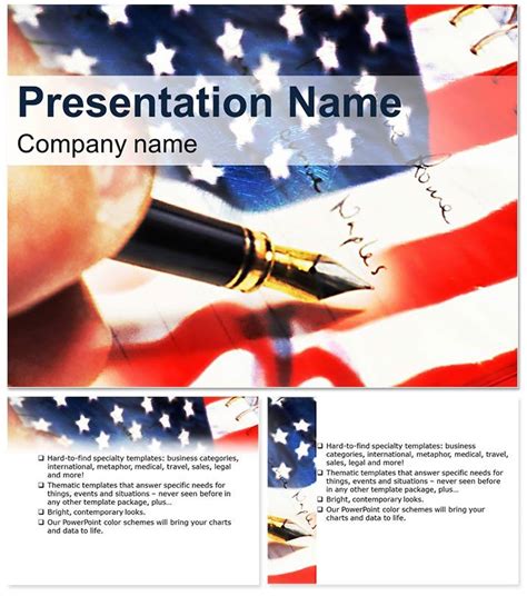 Us Government Powerpoint Template