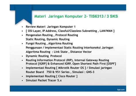 Materi Pembelajaran Cisci Jarkom2 1 Pdf