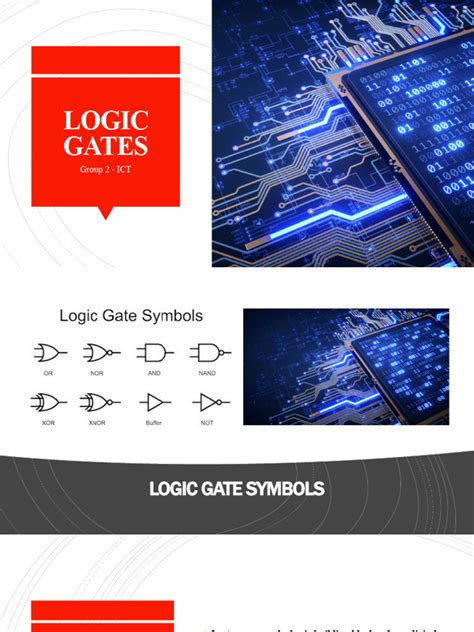 Logic Gates Group 2 Ict Pdf Logic Gate Electronic Engineering