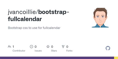 GitHub Jvancoillie Bootstrap Fullcalendar Bootstrap Css To Use For Fullcalendar