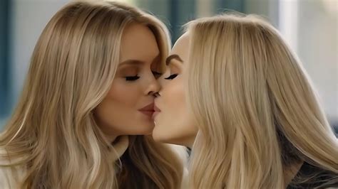Lesbian Two Canada Sisters Kissing Lesbian Kissing Video Deep