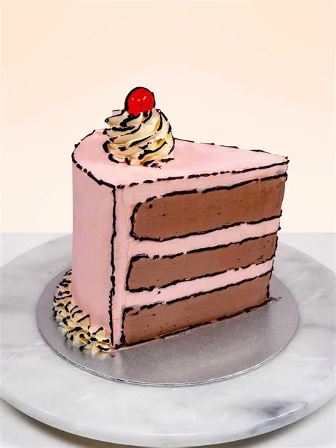 Comic Birthday Cake Slice Free Delivery London And Surrey