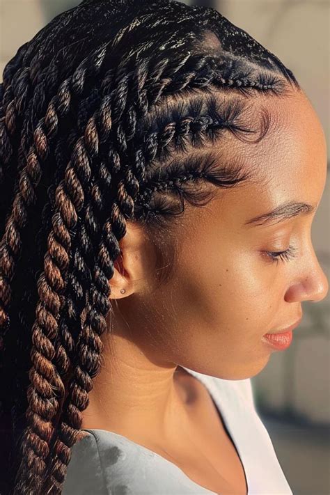 25 Big Twist Braids Hairstyle For 2025 Insiderlyfe