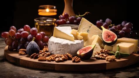 Premium Ai Image Artisanal Cheese Board A Cheeseplate Photograph