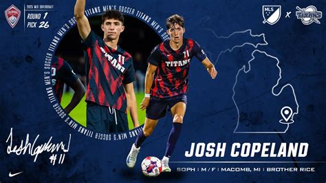 Detroit Mercy Mens Soccer Josh Copeland Drafted By The Colorado Rapids