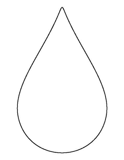 Large Raindrop Pattern Use The Printable Outline For Crafts Creating