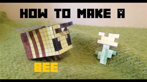 How To Make A Minecraft Bee YouTube