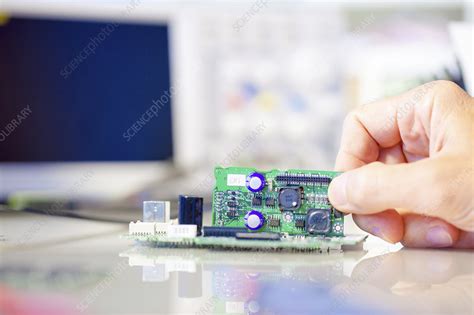 Assembling Electronics Device Stock Image F022 3978 Science Photo Library