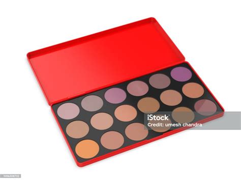 브랜딩을 위한 공백 화장용 색깔 직업적인 기초 컨실러 윤곽선 팔레트 위로 조롱하기 10에 대한 스톡 사진 및 기타 이미지 10 3차원 형태 Contouring