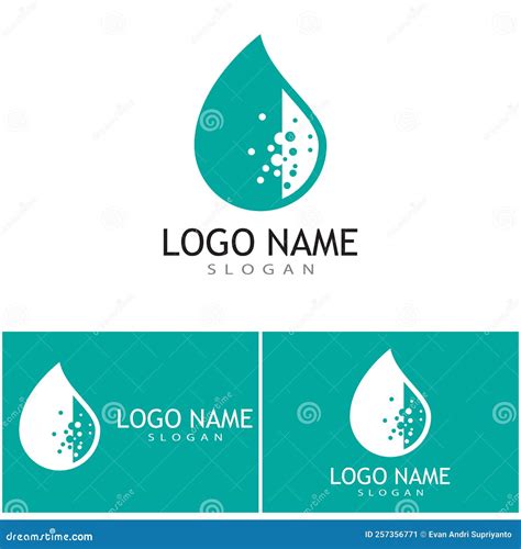 Water Drop Illustration Logo Vector Design Stock Vector Illustration Of Drop Design 257356771