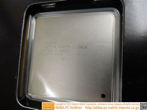 Core I7 3820 Sandy Bridge E Starts Selling In Japan Techpowerup