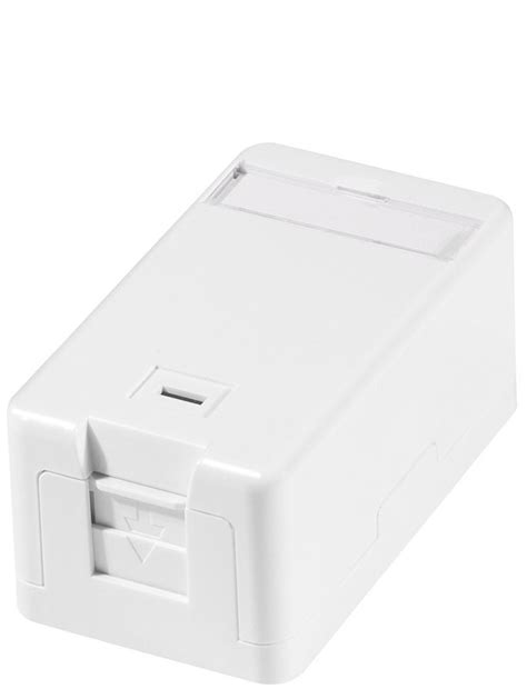 Logilink Aufputzdose Für Keystone Module 2 Fach Weiß