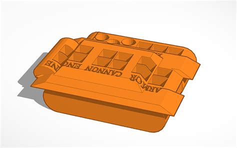 3d Design Tank Game Piece Tinkercad